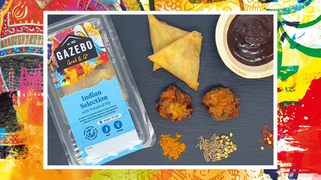 Indian Selection With Tamarind Dip | Gazebo Cuisine
