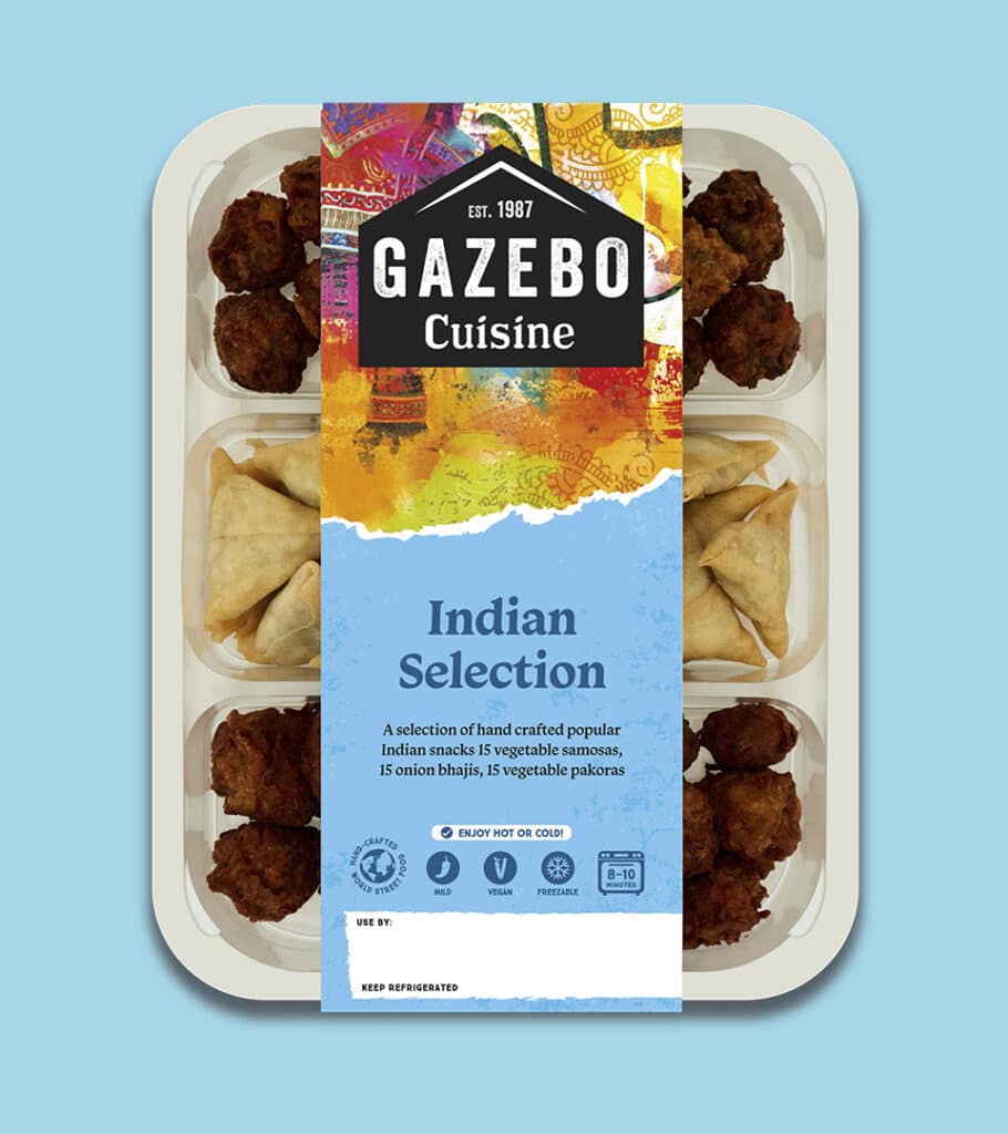 45 Piece Indian Party Food Snack Selection | Gazebo Cuisine