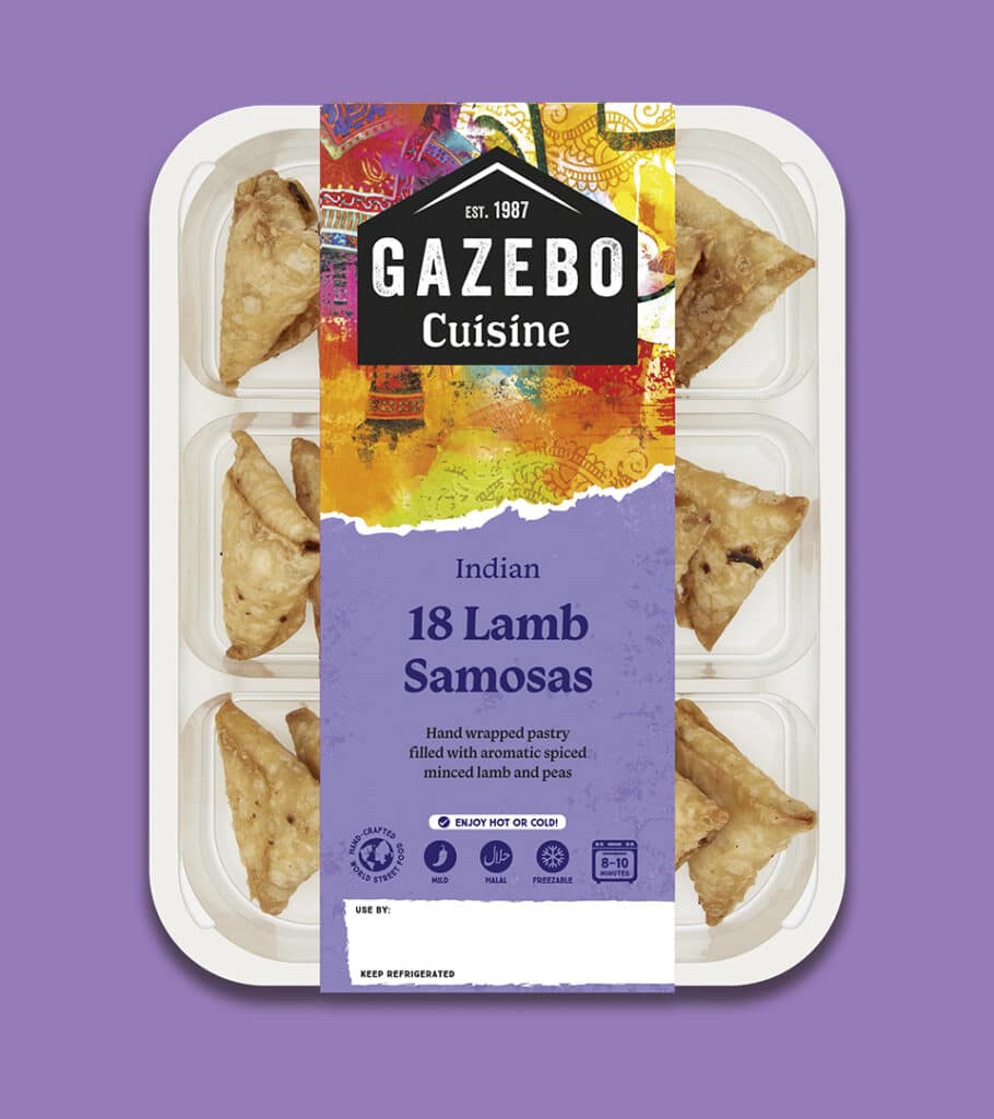 18 Piece Lamb Samosas Indian Party Food | Gazebo Cuisine