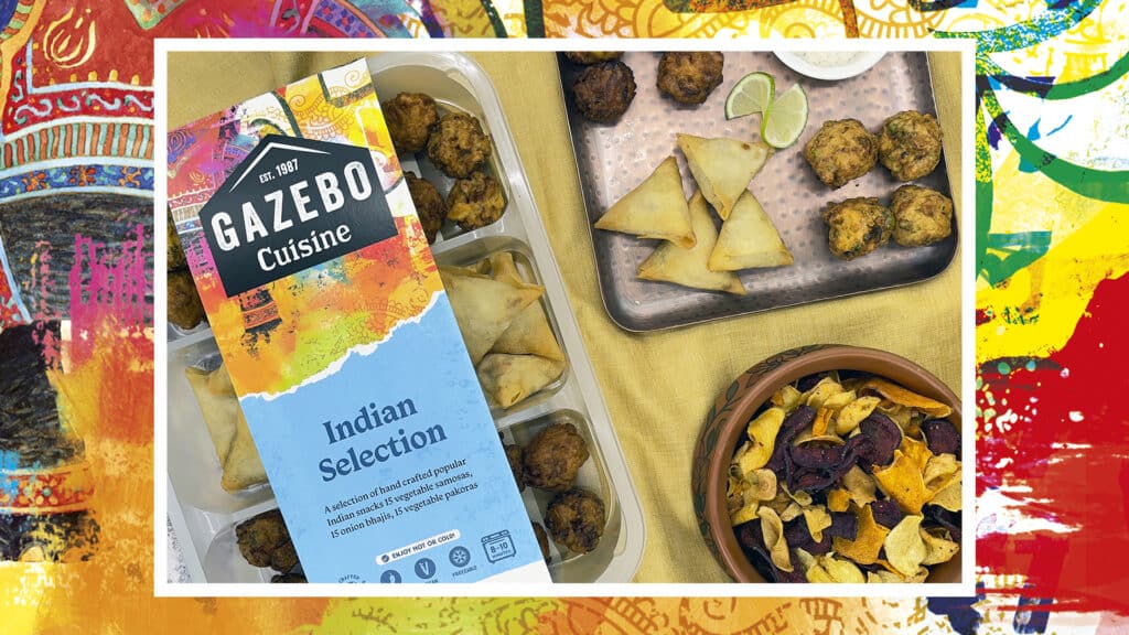 45 Piece Indian Party Food Snack Selection | Gazebo Cuisine