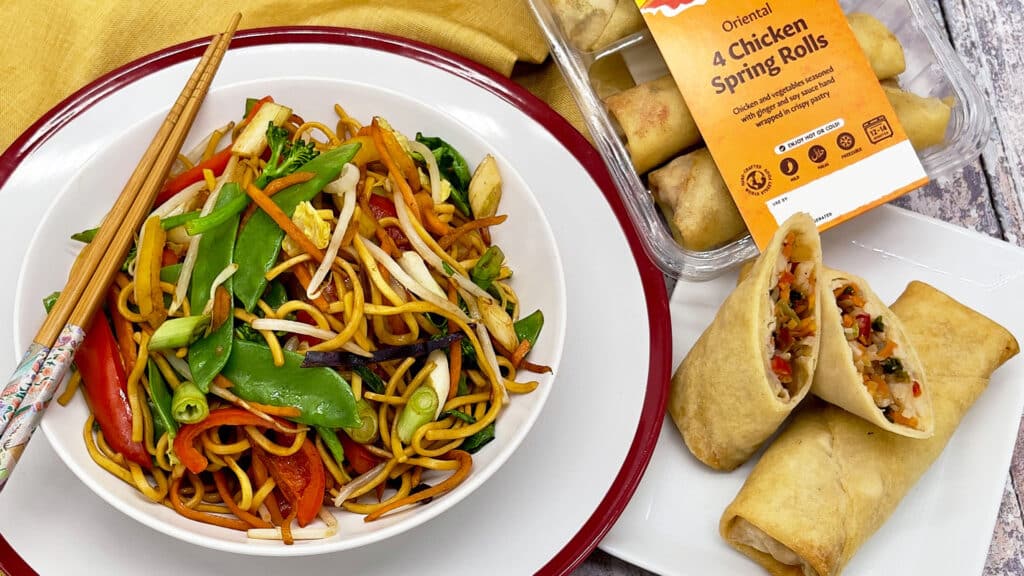 Chicken Spring Roll Noodle Bowl Recipe | Gazebo Cuisine