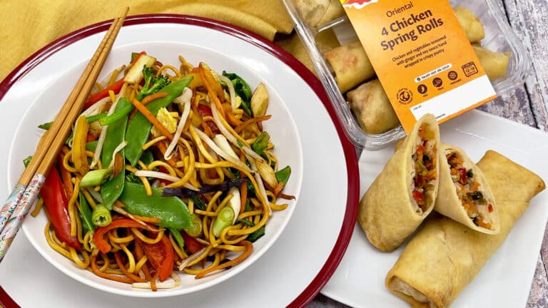 Chicken Spring Roll Noodle Bowl Recipe | Gazebo Cuisine